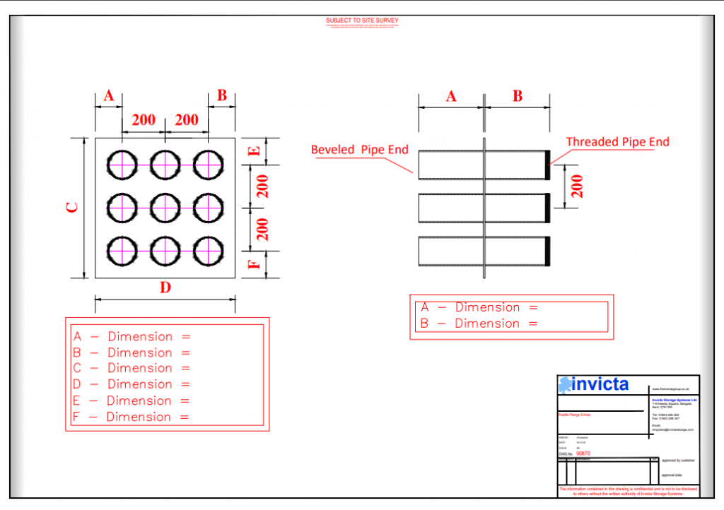 UKPN Specification Puddle Flanges - Invicta Durasteel